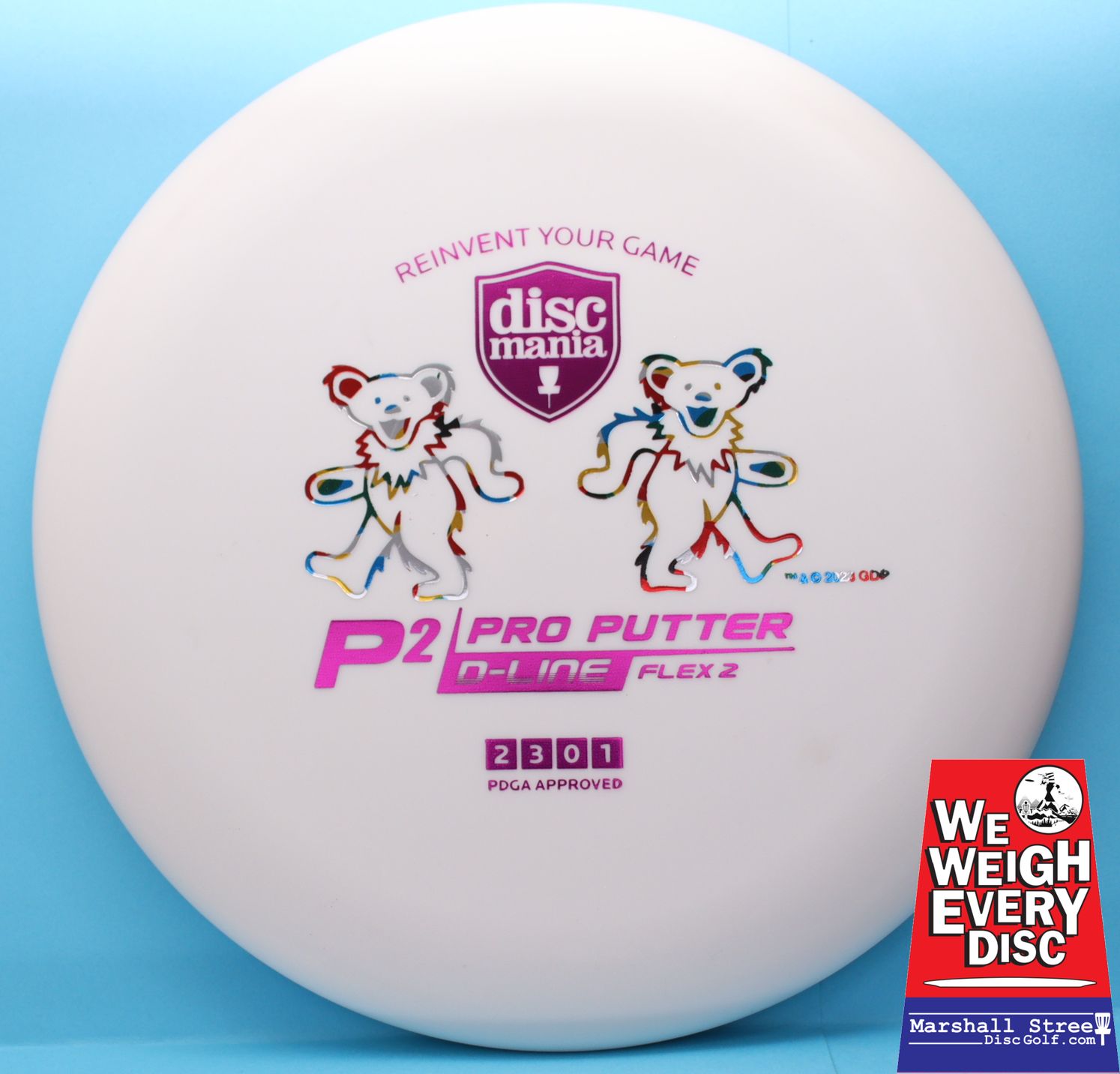 D-Line P2 Flex 2, Bear Pair • Marshall Street Disc Golf